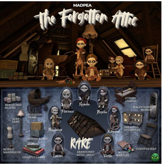 Second Life Marketplace - Buried Boxes - The Forgotten Attic - MadPea